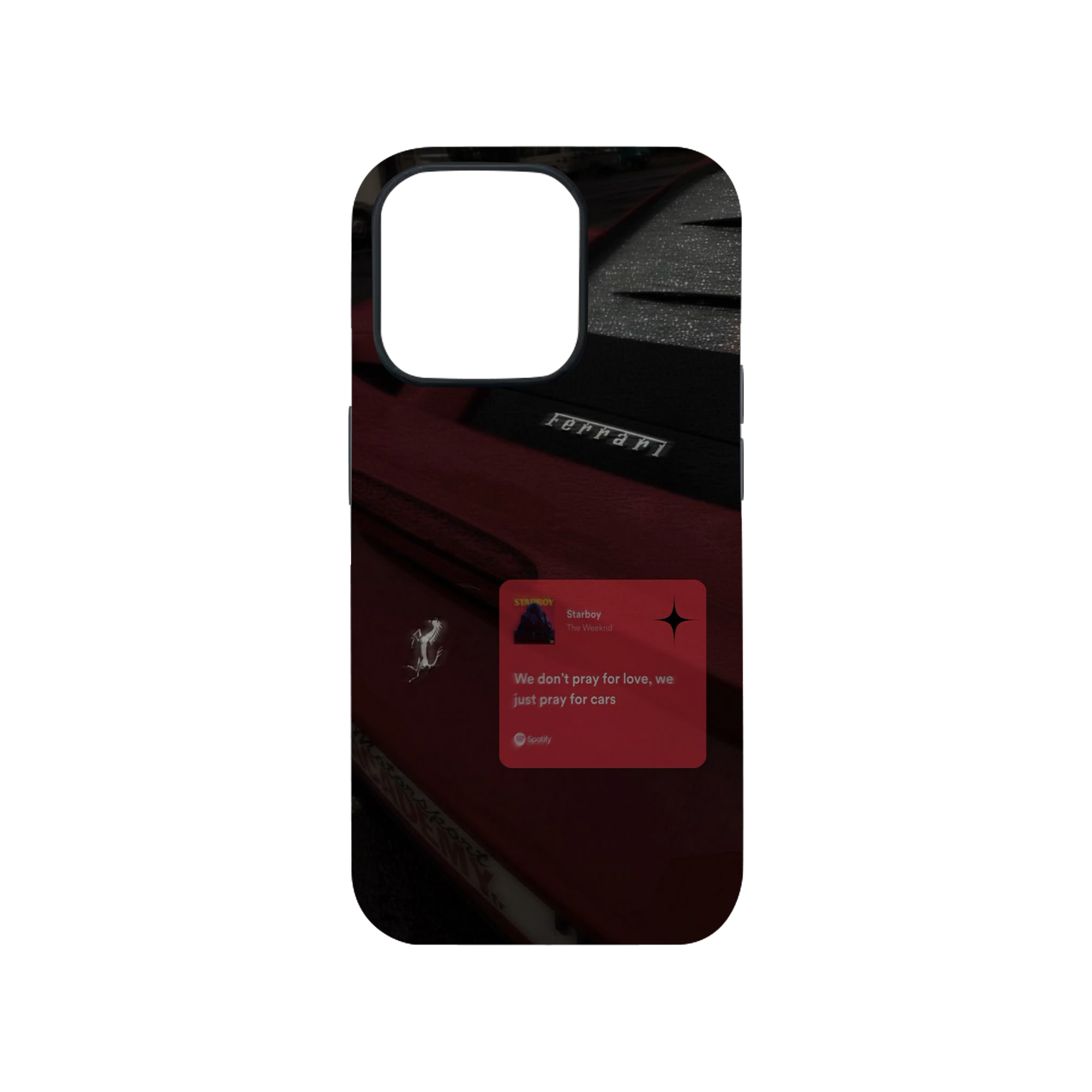 We Just Pray For Cars Ferrari Edition Phone Case. – Flex Cases